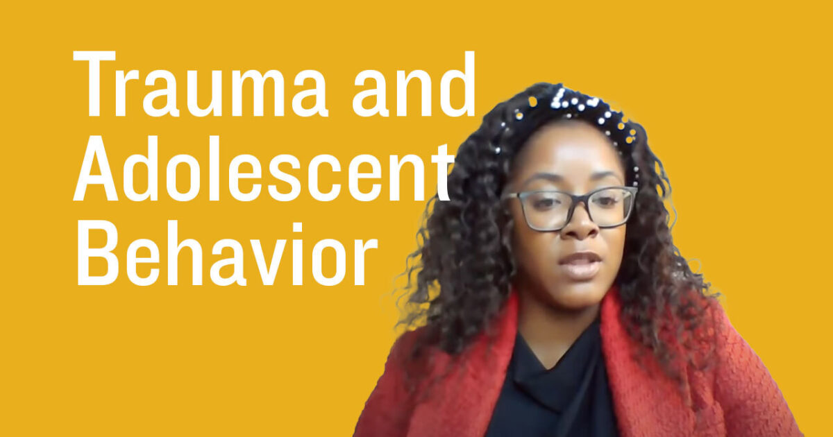 Trauma and Adolescent Development With Shantel Assata - The Annie E ...