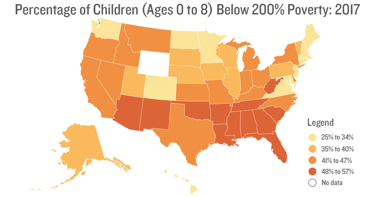 Shrinking Share of Young Kids Living in Economic Distress in 2017 - The ...